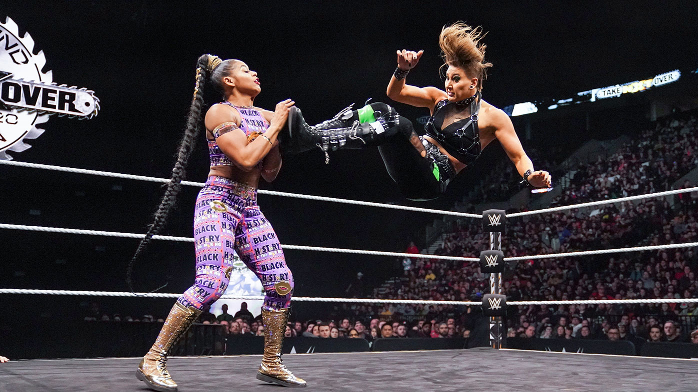 Rhea Ripley de la WWE sur le titre de WrestleMania de Triple H | Catch ...