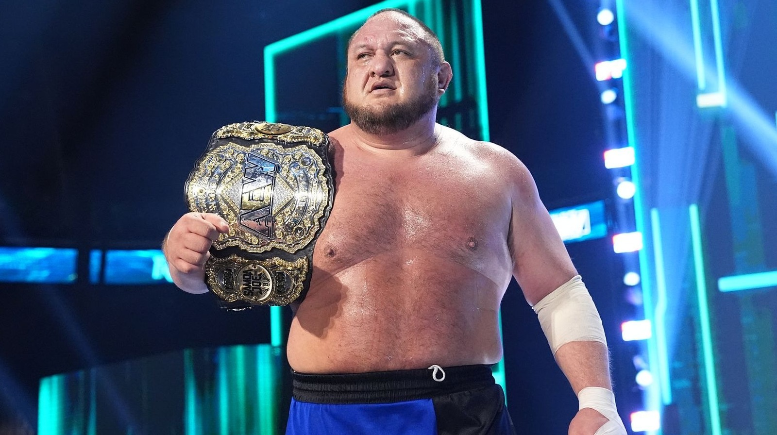 Samoa Joe conserve son titre de champion du monde à AEW Revolution 2024 ...