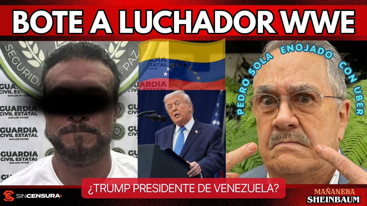 Bote un lutteur de la WWE : Pedro Sola furieux contre Uber et Trump au ...